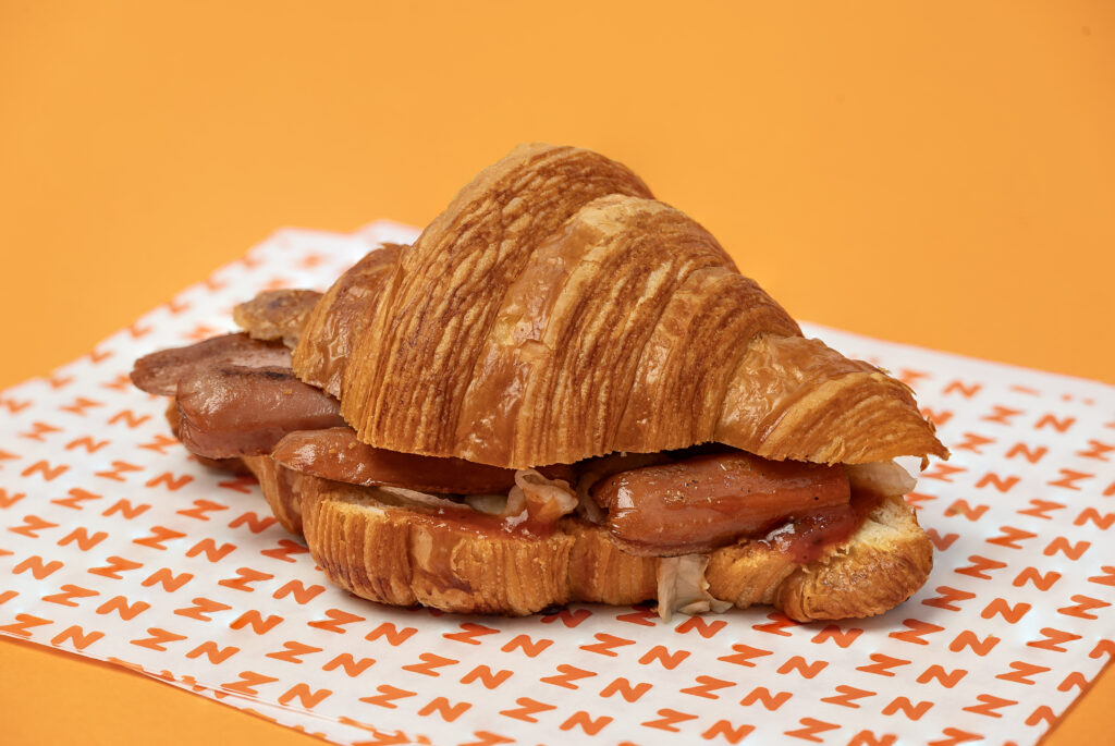Croissant Stuffed Hot Dog - Noor Zena Bakery